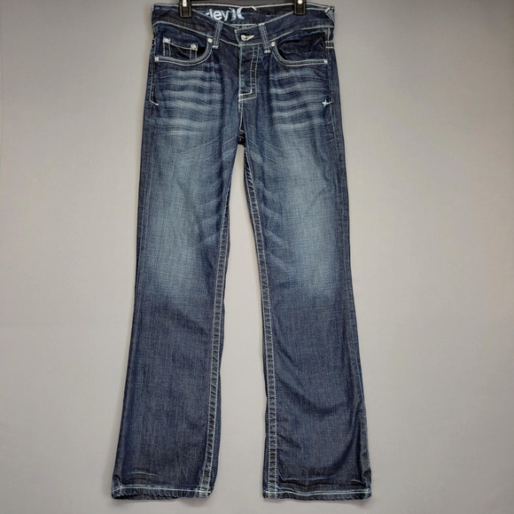 Hurley | Jeans | Hurley Jeans Mens 32x32 Blue Denim Straight Leg ...